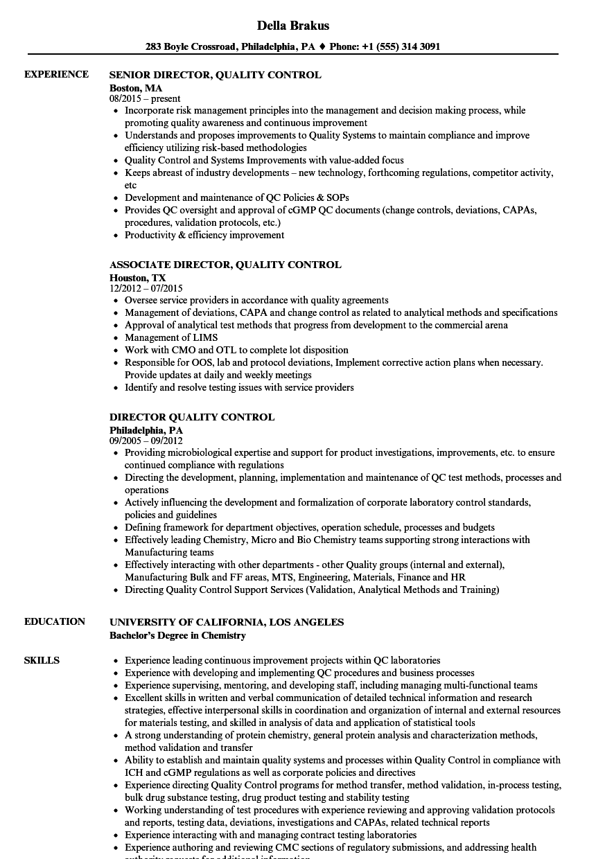 Quality Director Resume Examples High Quality Critical Care Nurse 