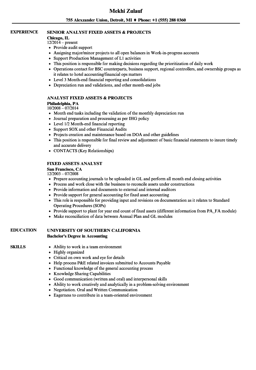 Fixed Asset Manager Job Description Asset Collection Manager Fixed Asset Manager Job Description Asset Collection Manager
