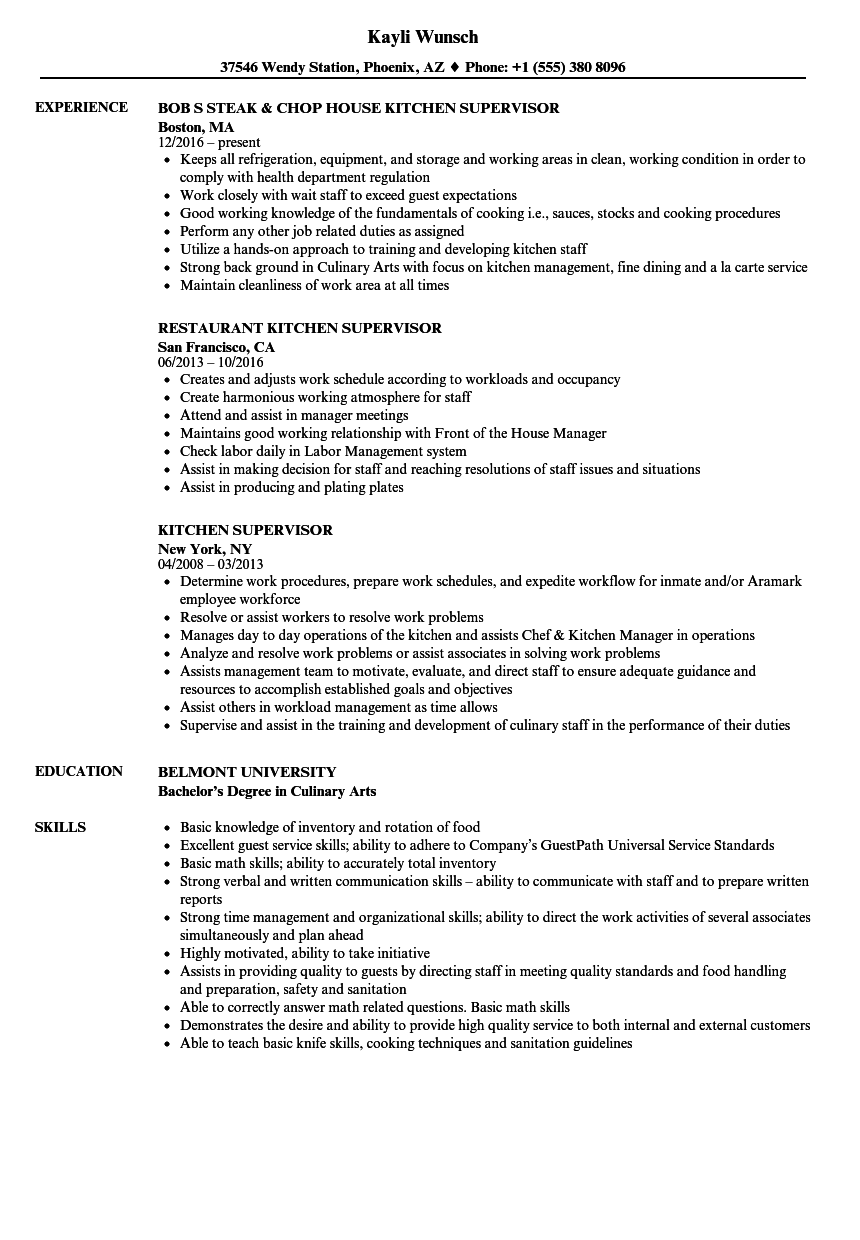 Restaurant Supervisor Job Description Astonishingceiyrs