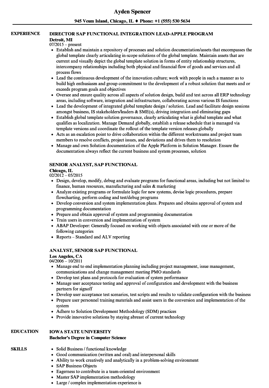  Functional Specification Document Example In Sap Mm Free Documents