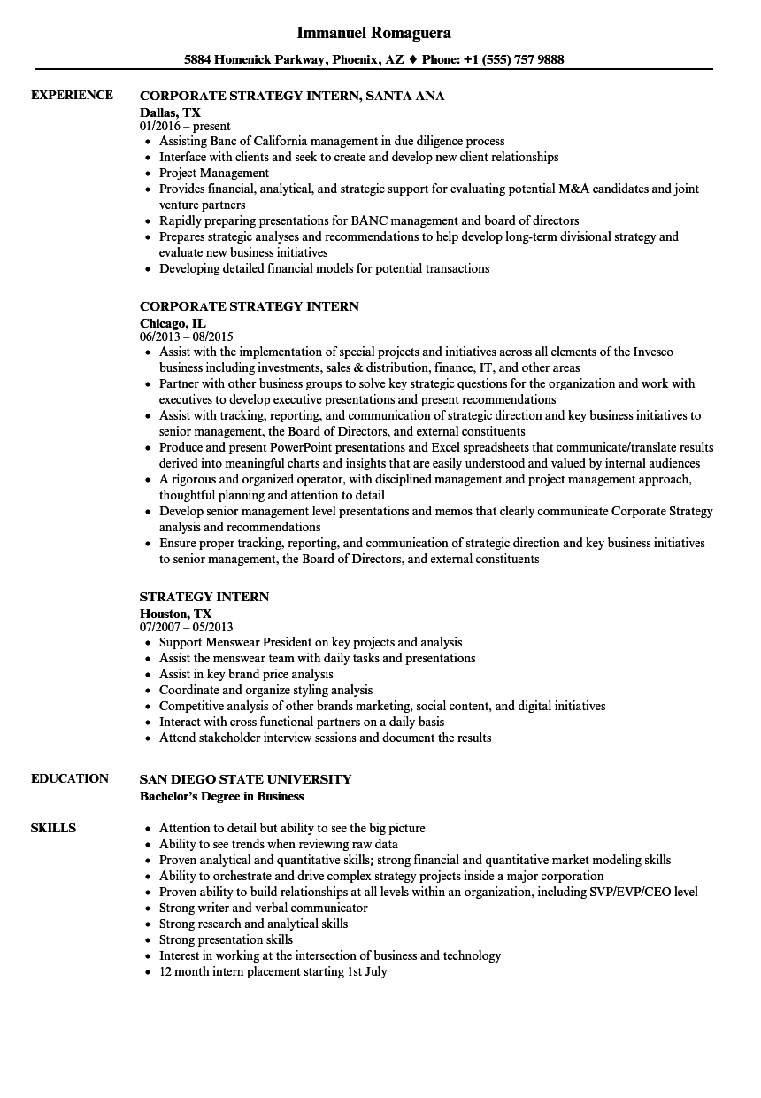 Cv Template For Law Internship 10 Sample Internship Curriculum Vitae 