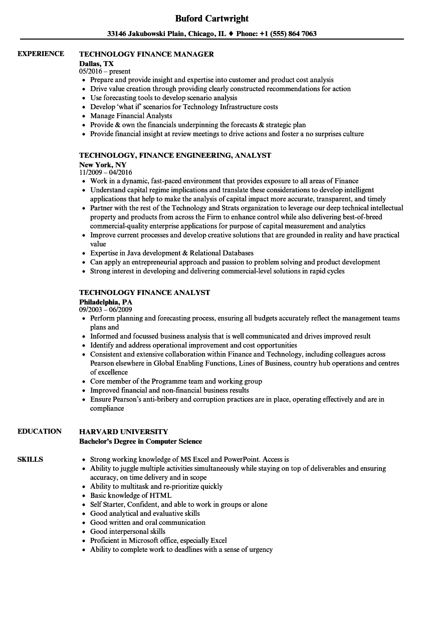 Finance Resume Skills Financial Controller Resume Template Premium 